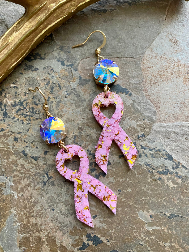 Breast cancer awareness earrings store